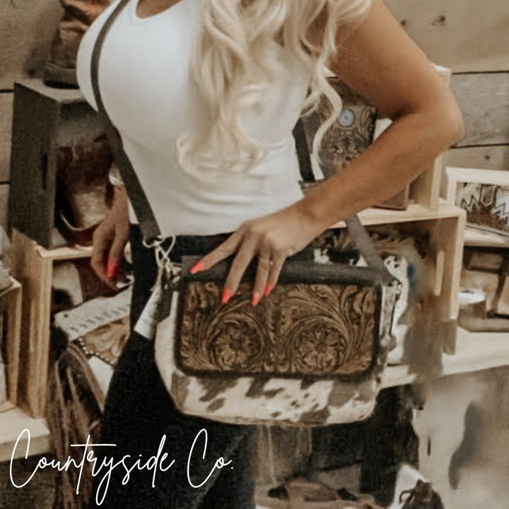 Western cowhide fringe purses, bags & conceal carry for women ...